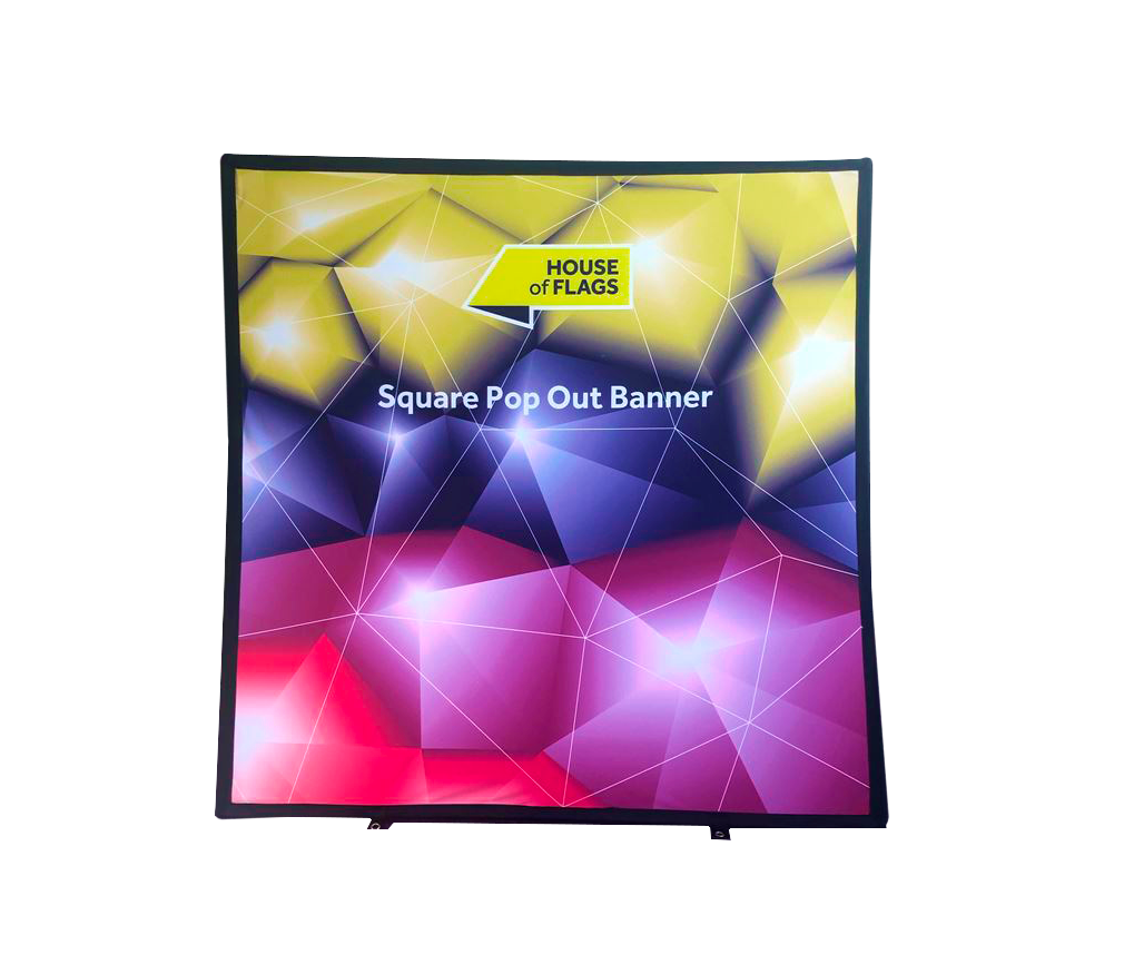 Rectangular Outdoor Pop Out Banners | House of Flags