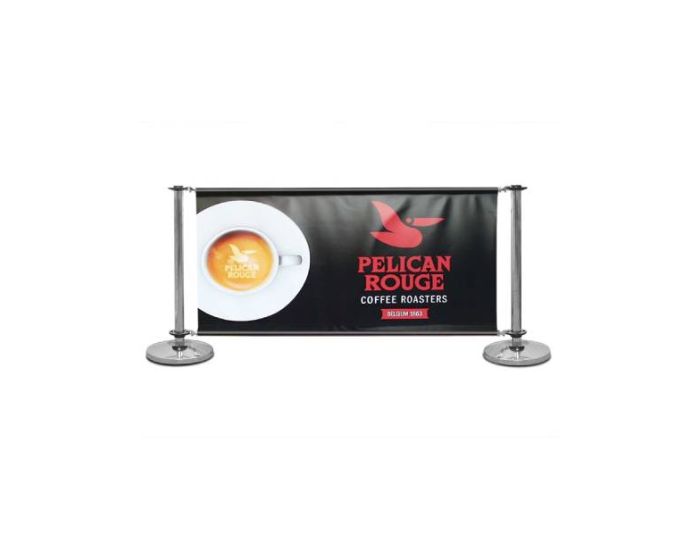 Adfresco Cafe Barrier & Banner Sets | House of Flags